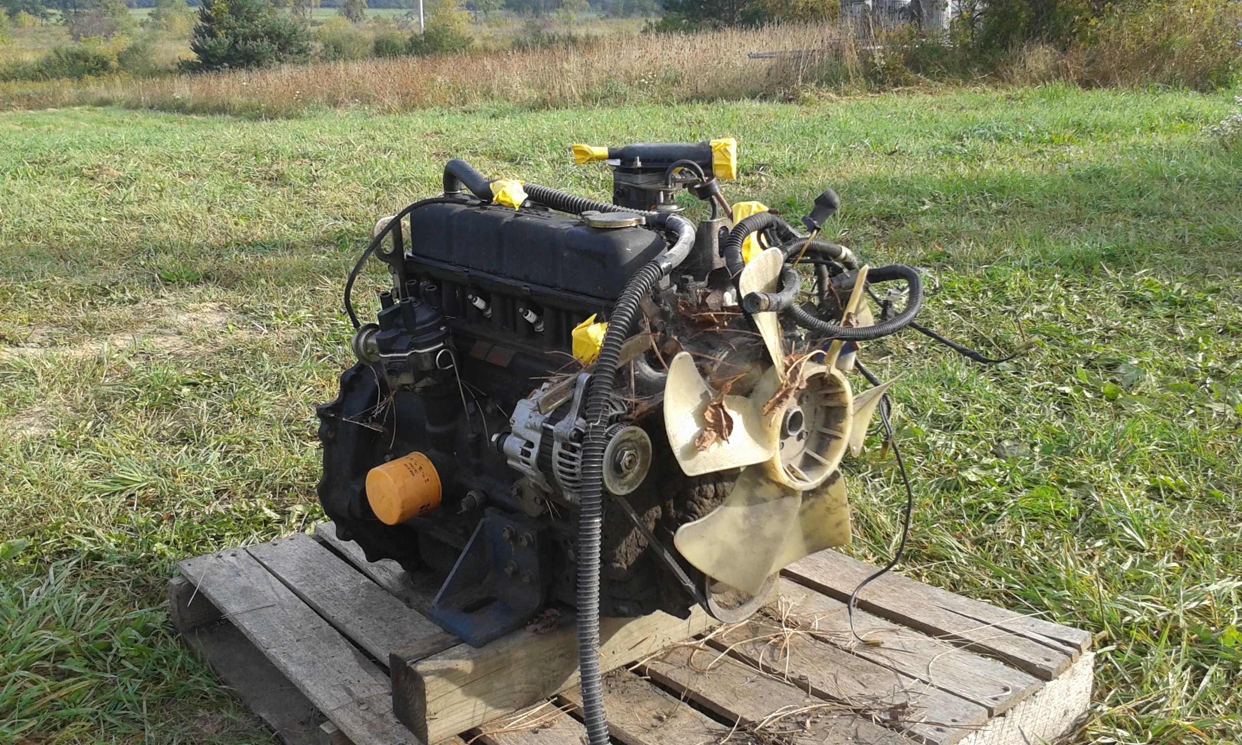 Nissan NS H20 Engine Complete Core ESN: H20K72146Y 4 Cyl Gas TCM Forklift